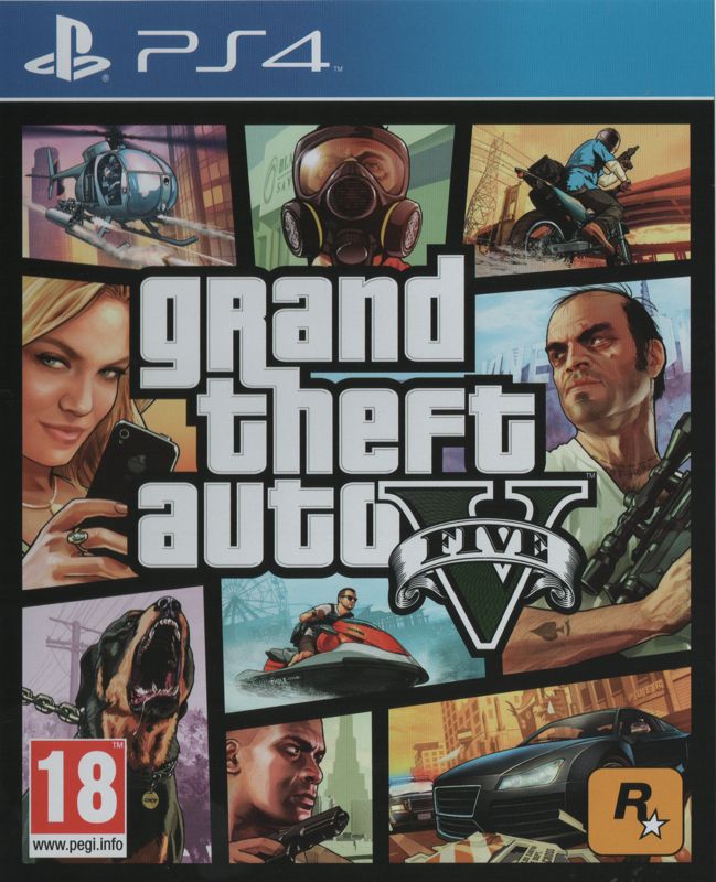 Grand Theft Auto V cover or packaging material - MobyGames