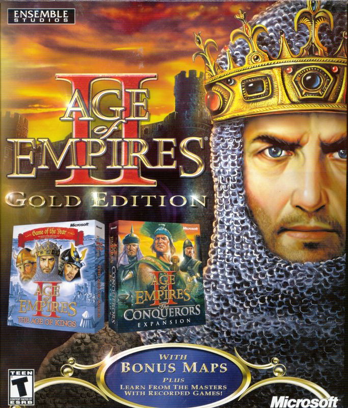 Age of Empires II: Gold Edition cover or packaging material - MobyGames