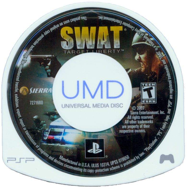 SWAT: Target Liberty cover or packaging material - MobyGames