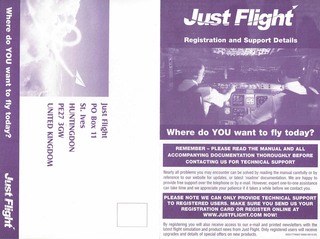 World Airliners: 747-400 and 777-200 Professional cover or packaging material - MobyGames