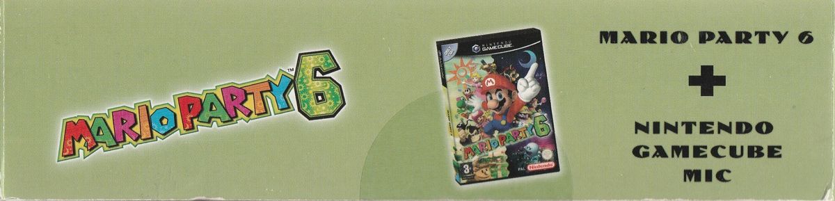 Mario Party 6 cover or packaging material - MobyGames