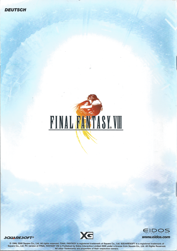 Final Fantasy VIII cover or packaging material - MobyGames
