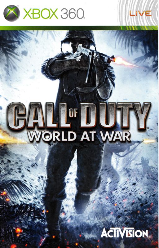 Call of Duty: World at War cover or packaging material - MobyGames