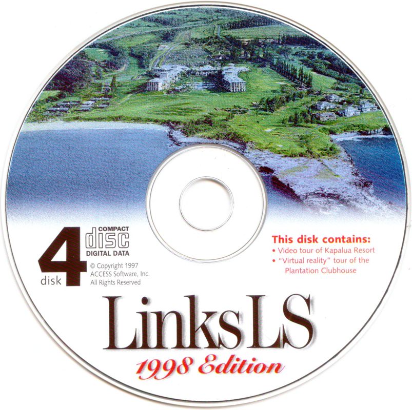 Links LS: 1998 Edition cover or packaging material - MobyGames