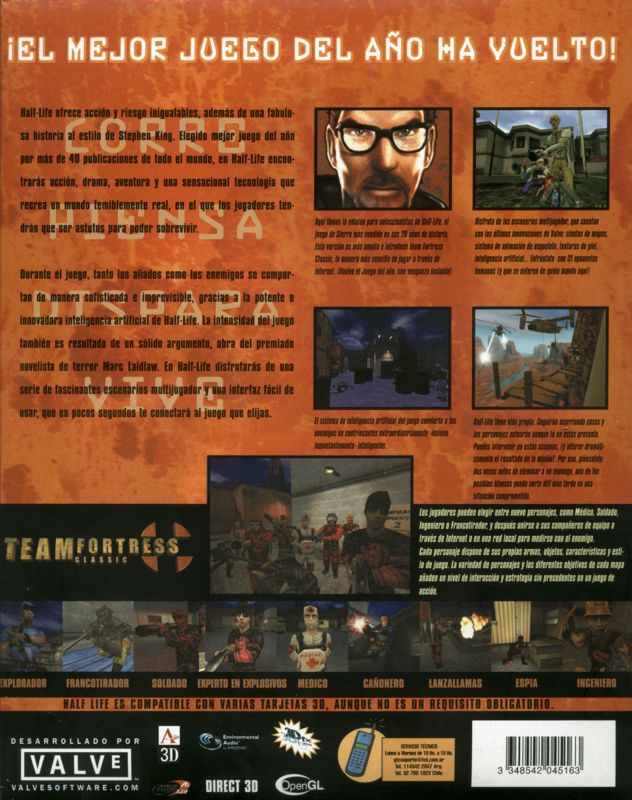 Half-Life: Game of the Year Edition cover or packaging material - MobyGames