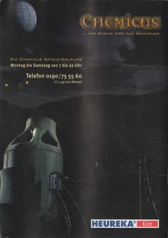 Chemicus: Limitierte Sonderedition cover or packaging material - MobyGames