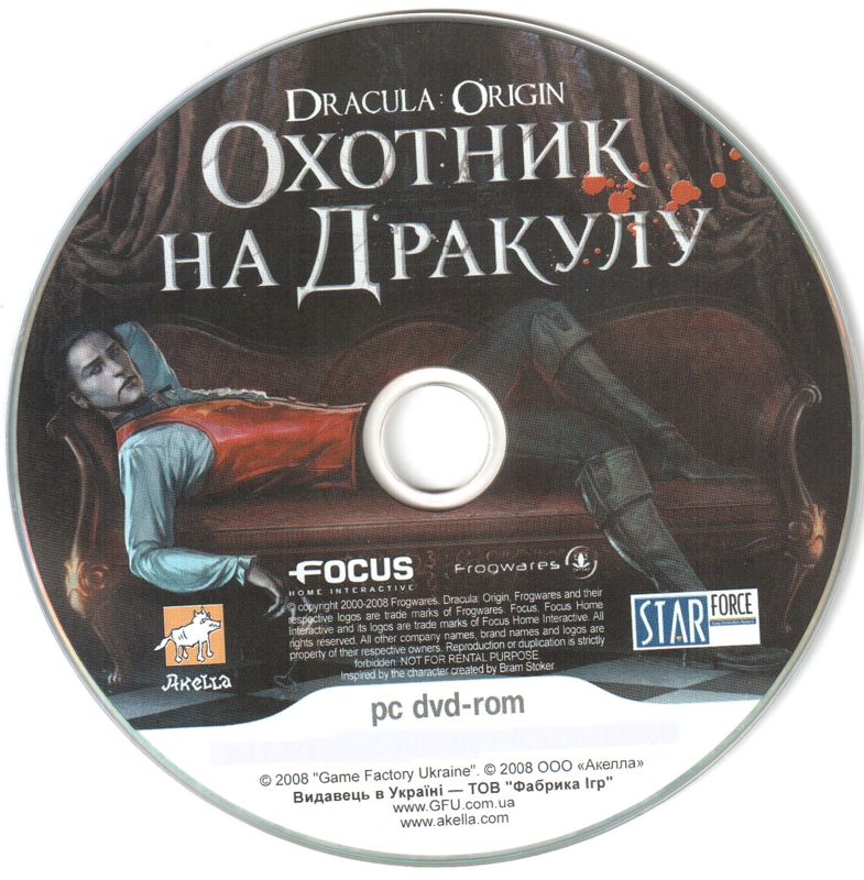 Dracula: Origin cover or packaging material - MobyGames
