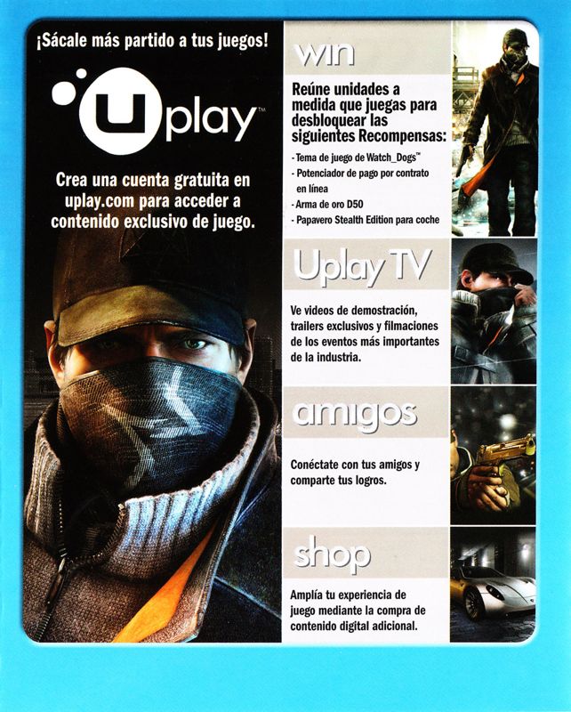 Watch_Dogs cover or packaging material - MobyGames