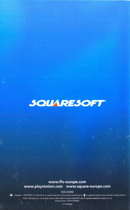 Final Fantasy X cover or packaging material - MobyGames