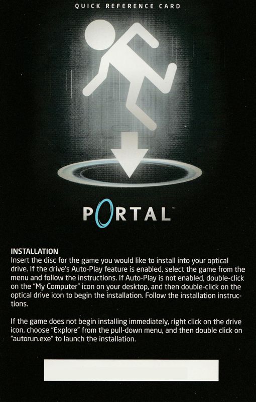 Portal cover or packaging material - MobyGames
