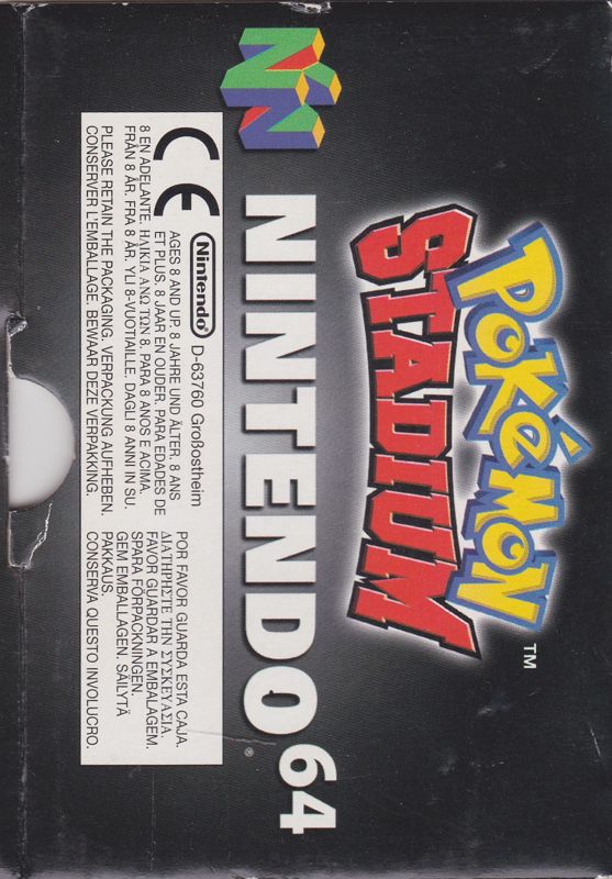 Pokémon Stadium cover or packaging material - MobyGames