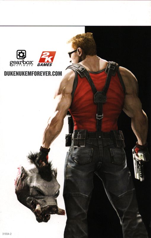 Duke Nukem Forever cover or packaging material - MobyGames
