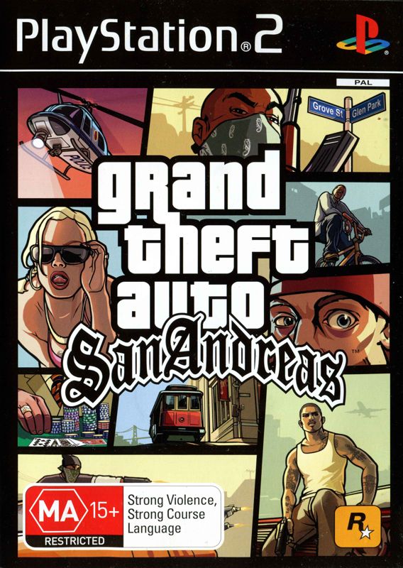 Grand Theft Auto: San Andreas cover or packaging material - MobyGames