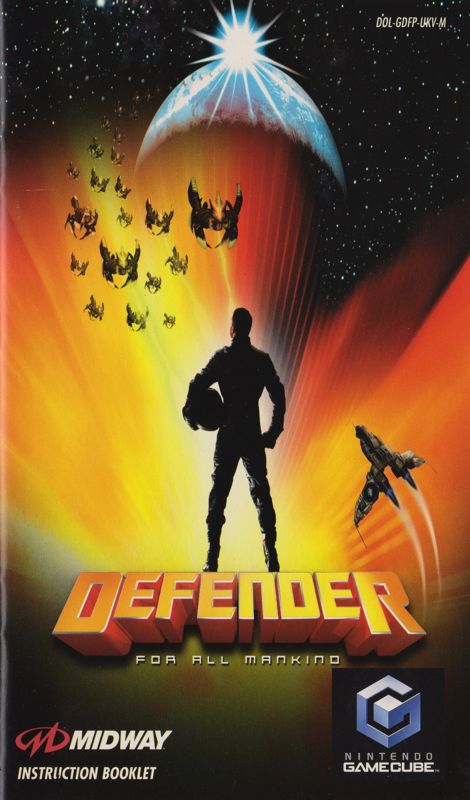 Defender cover or packaging material - MobyGames