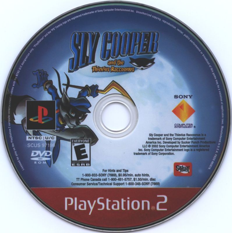 Sly Cooper and the Thievius Raccoonus cover or packaging material - MobyGames