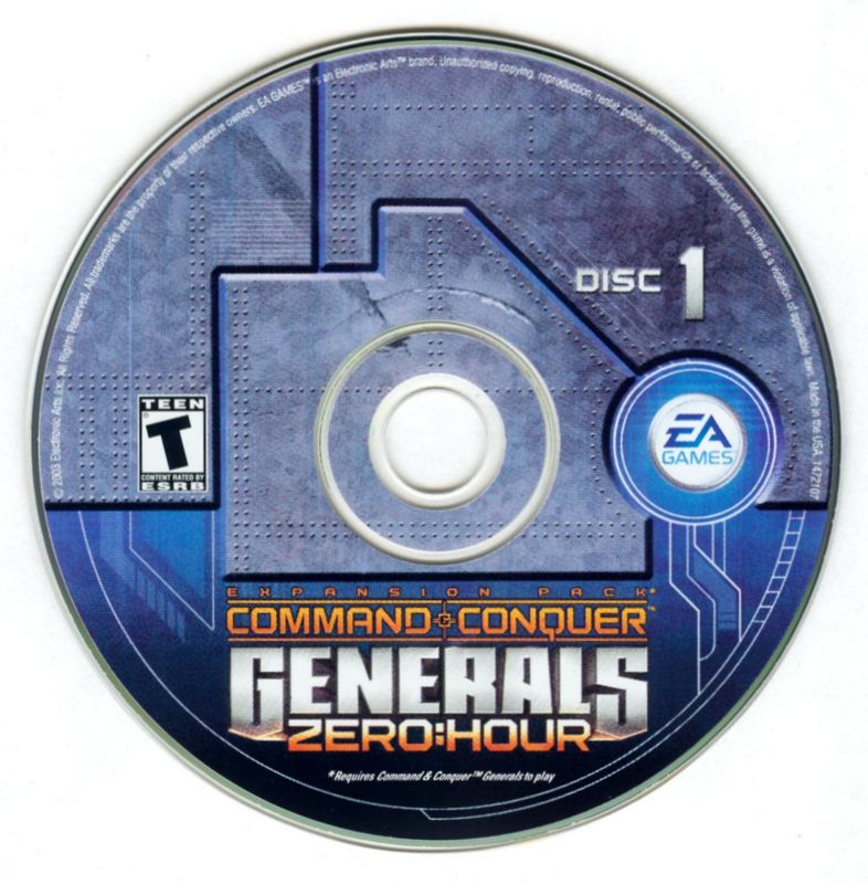 Command & Conquer: Generals - Zero:Hour cover or packaging material - MobyGames