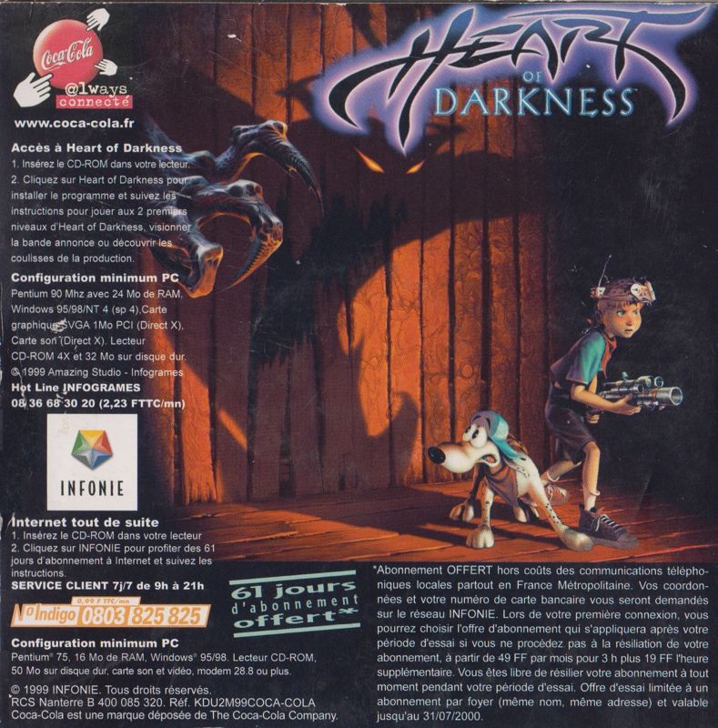 Heart of Darkness (édition spéciale Coca-Cola) cover or packaging ...