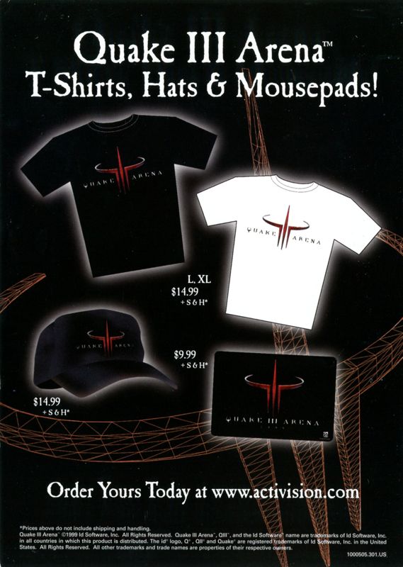 Quake III: Arena cover or packaging material - MobyGames