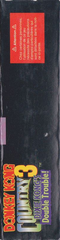 Donkey Kong Country 3: Dixie Kong's Double Trouble! cover or packaging material - MobyGames