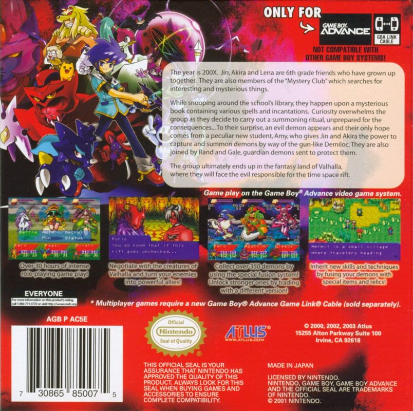 DemiKids: Dark Version cover or packaging material - MobyGames