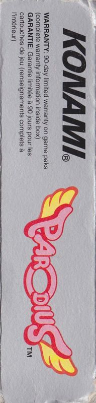 Parodius cover or packaging material - MobyGames