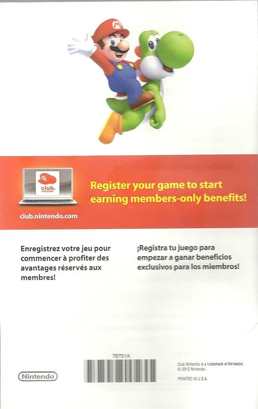 New Super Mario Bros. U cover or packaging material - MobyGames
