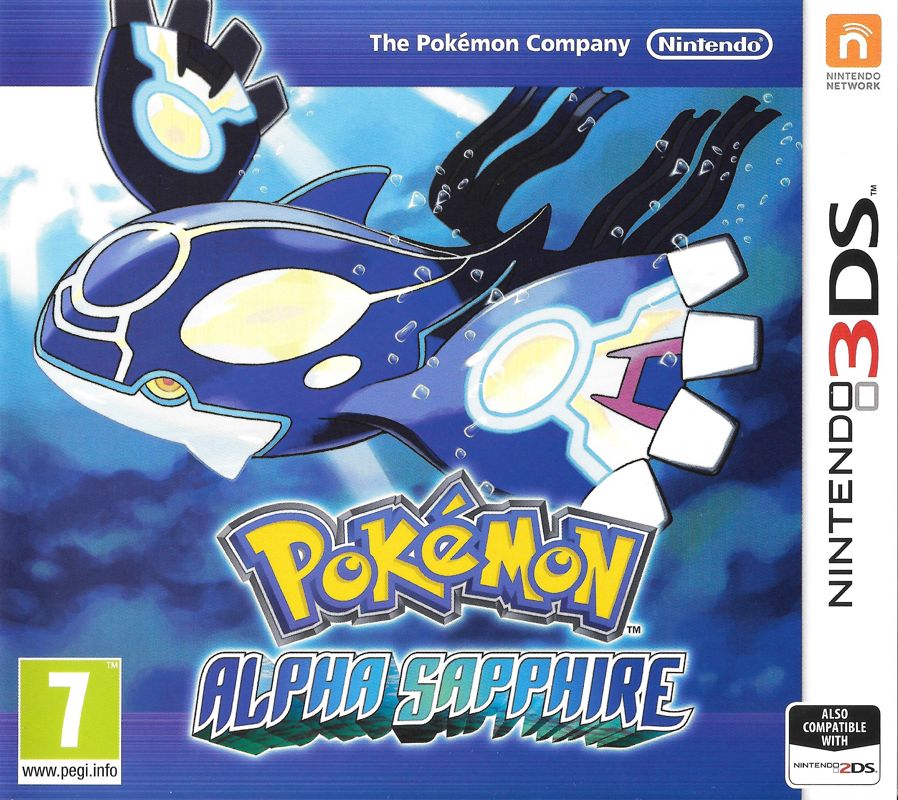 Pokémon Alpha Sapphire cover or packaging material - MobyGames