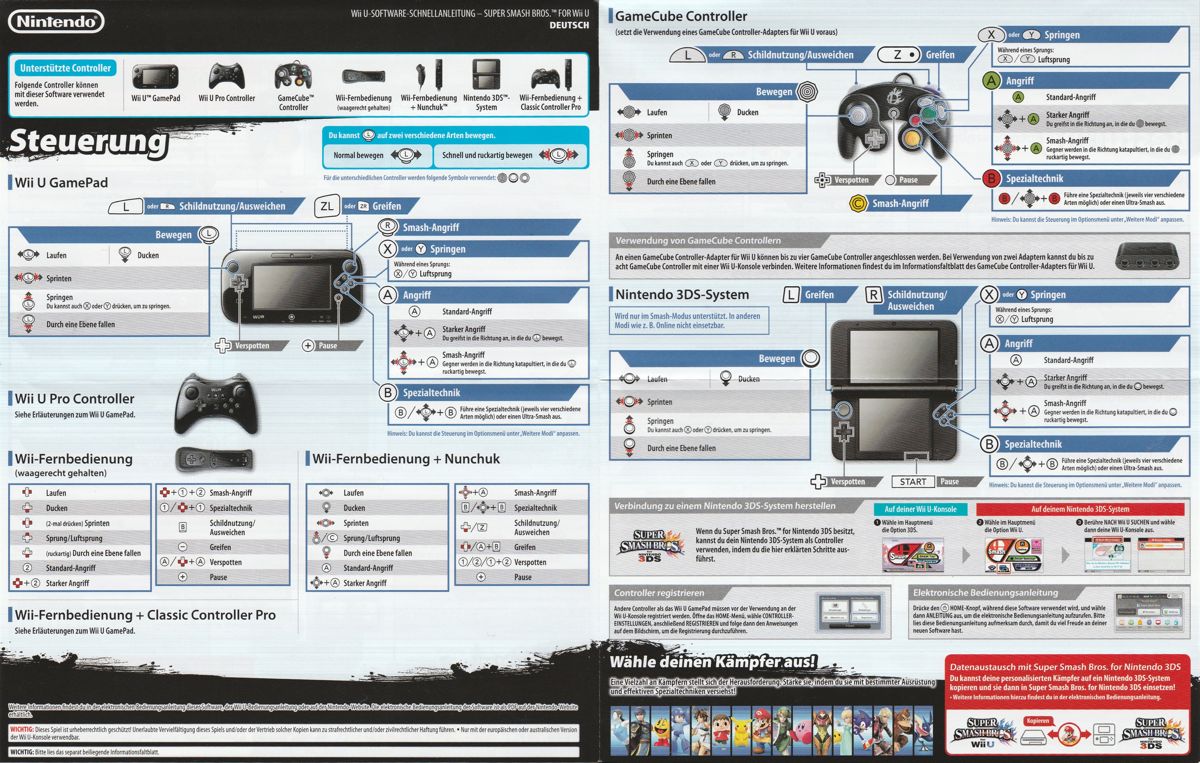 Super Smash Bros. for Wii U (GameCube Adapter Bundle) cover or ...