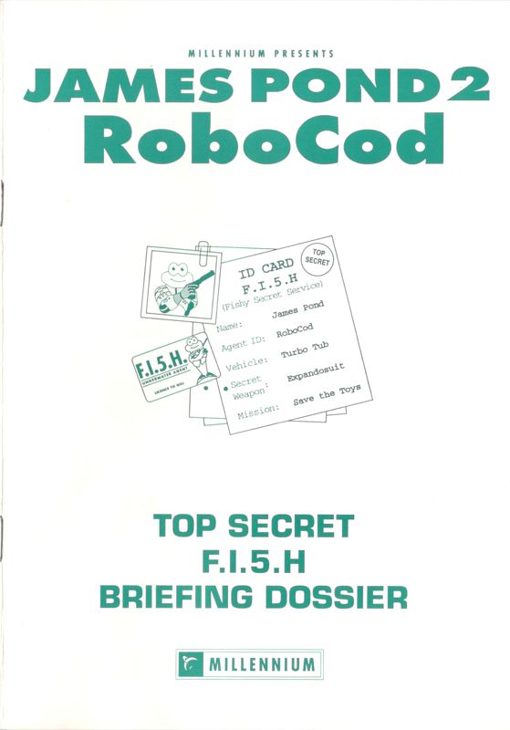 James Pond 2: Codename: RoboCod cover or packaging material - MobyGames