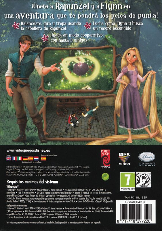 Disney Tangled cover or packaging material - MobyGames