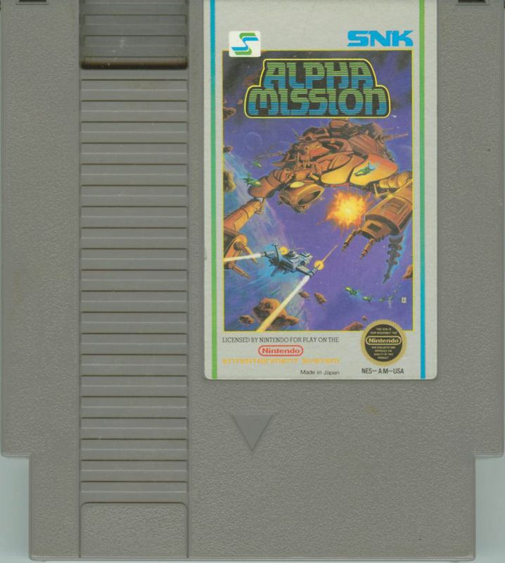 Alpha Mission cover or packaging material - MobyGames