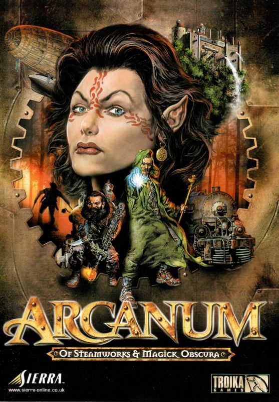 Arcanum: Of Steamworks & Magick Obscura cover or packaging material ...