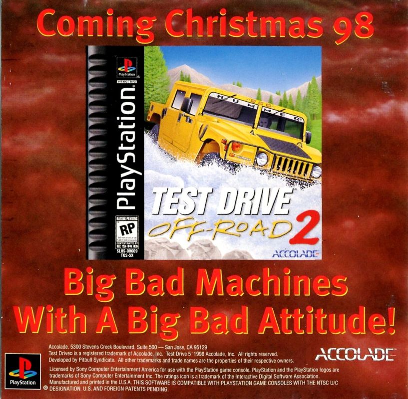 Test Drive 5 cover or packaging material - MobyGames