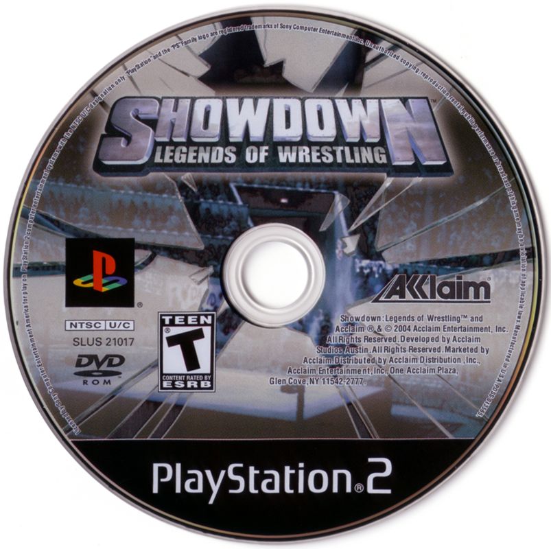Showdown: Legends of Wrestling cover or packaging material - MobyGames