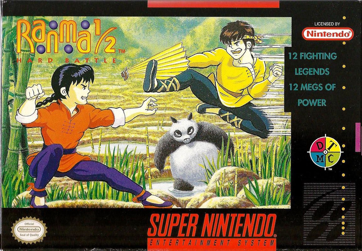 Ranma 1/2: Hard Battle cover or packaging material - MobyGames