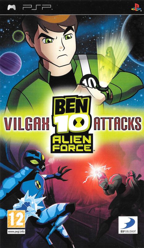 Ben 10: Alien Force - Vilgax Attacks cover or packaging material - MobyGames
