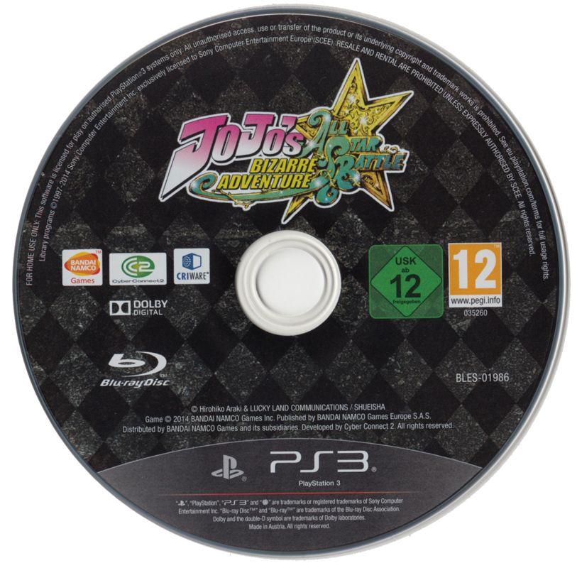 JoJo's Bizarre Adventure: All Star Battle cover or packaging material ...