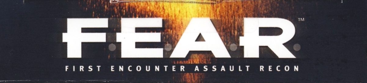 F.E.A.R.: First Encounter Assault Recon cover or packaging material ...