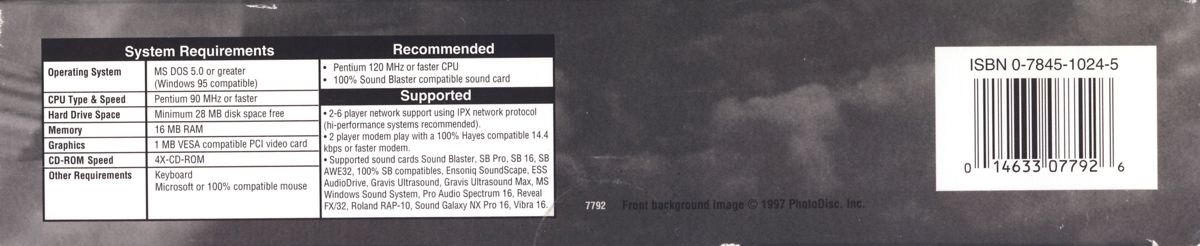 KKND: Krush Kill 'N Destroy cover or packaging material - MobyGames