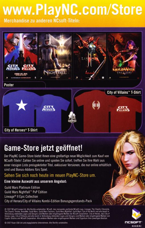 Guild Wars: Platinum Edition cover or packaging material - MobyGames