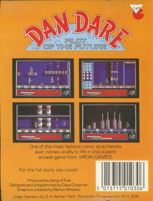 Dan Dare: Pilot of the Future cover or packaging material - MobyGames