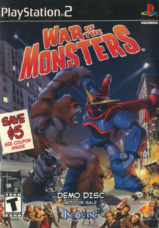 War of the Monsters cover or packaging material - MobyGames