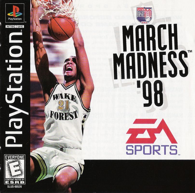 March Madness '98 cover or packaging material - MobyGames