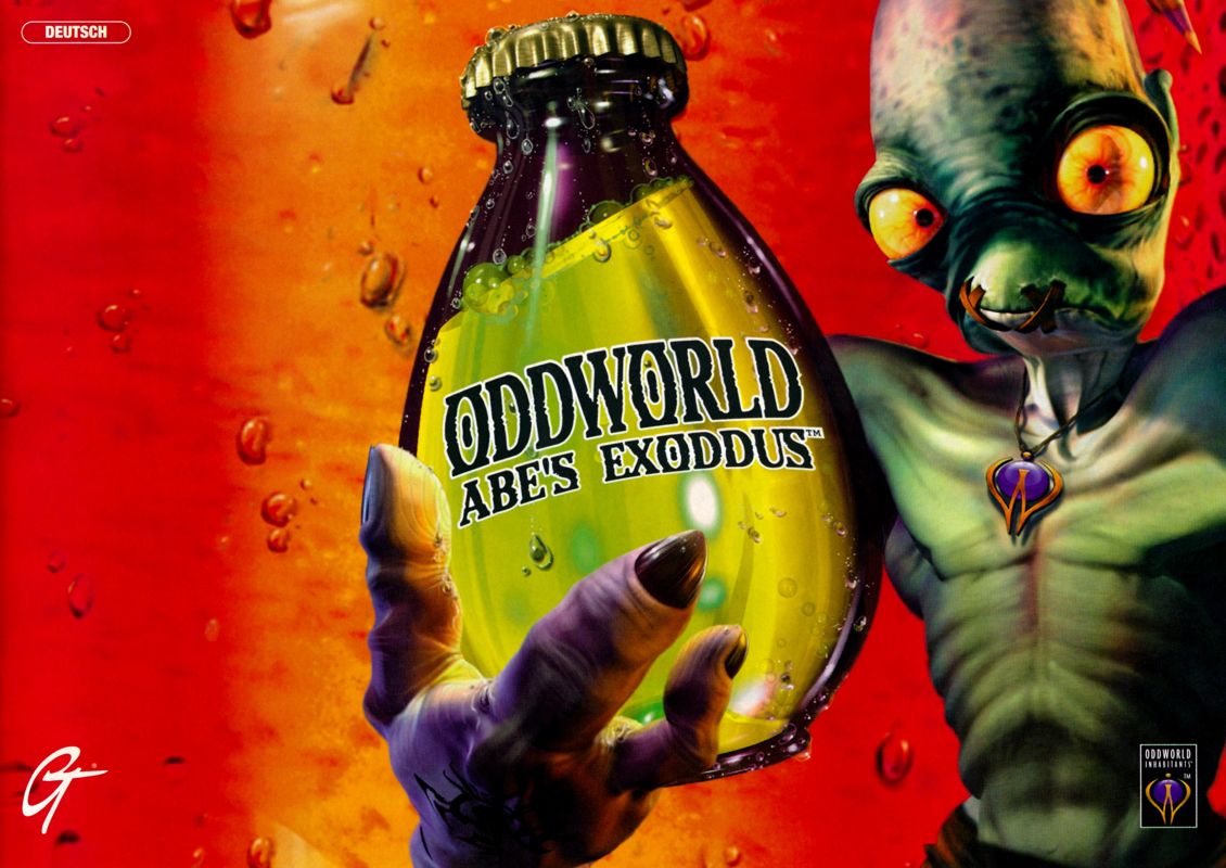 Oddworld: Abe's Exoddus cover or packaging material - MobyGames