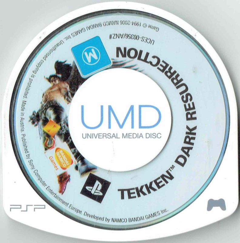Tekken: Dark Resurrection cover or packaging material - MobyGames