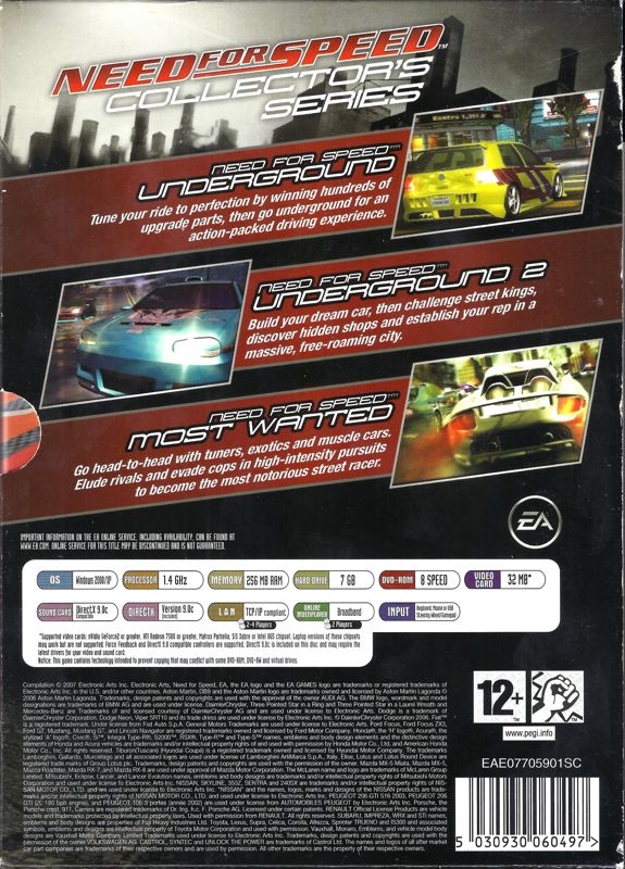 Need for Speed: Collector's Series cover or packaging material - MobyGames