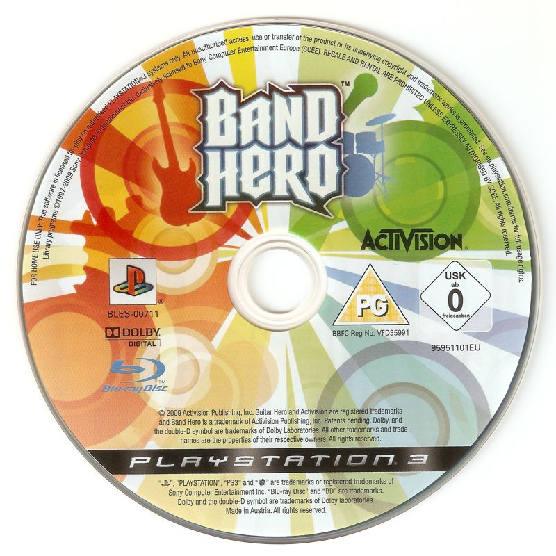 Band Hero cover or packaging material - MobyGames