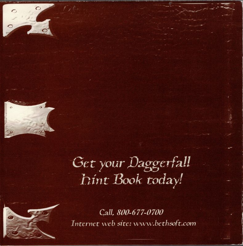 The Elder Scrolls: Chapter II - Daggerfall cover or packaging material ...