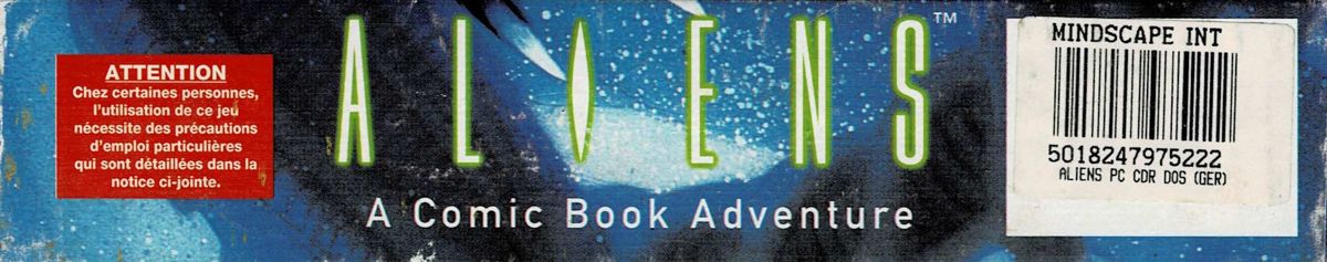 Aliens: A Comic Book Adventure cover or packaging material - MobyGames