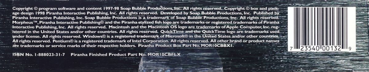 Morpheus cover or packaging material - MobyGames